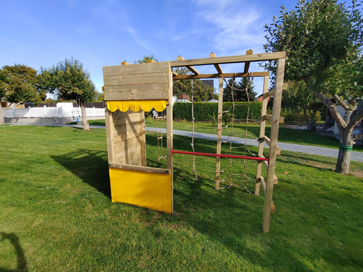 Wickey Smart Action Klettergerüst aufbau 20 | Garten-Kids